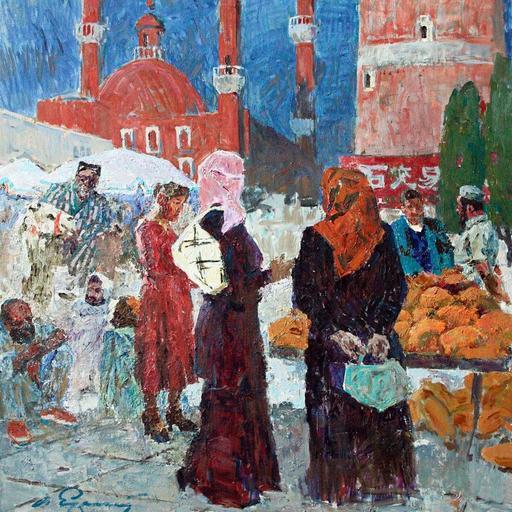 Eastern Market, Eremeev Oleg Arkadievich. Original artwork. Russian ...