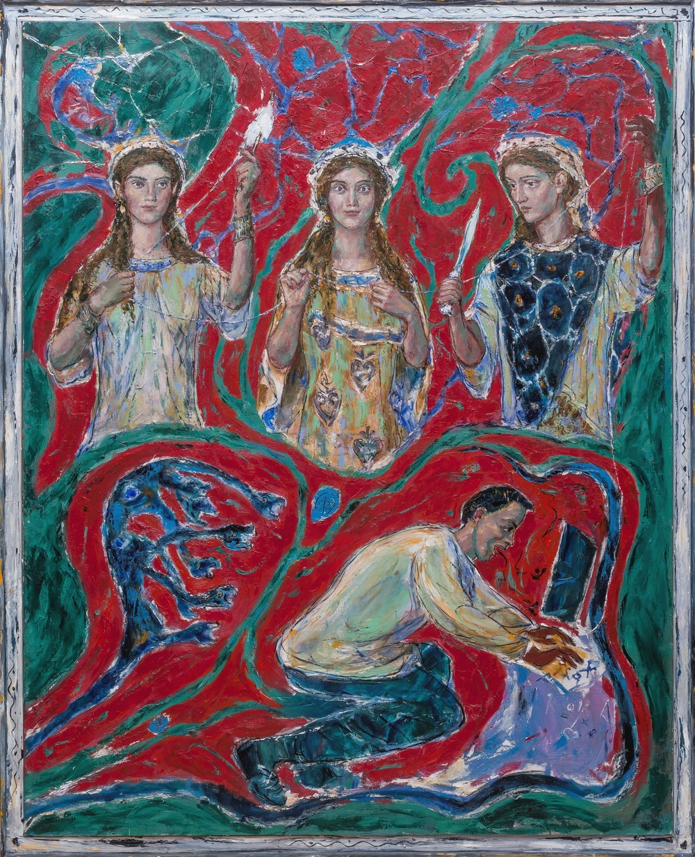 Buy original painting online | Academart | The Thread of Fate 2 ...