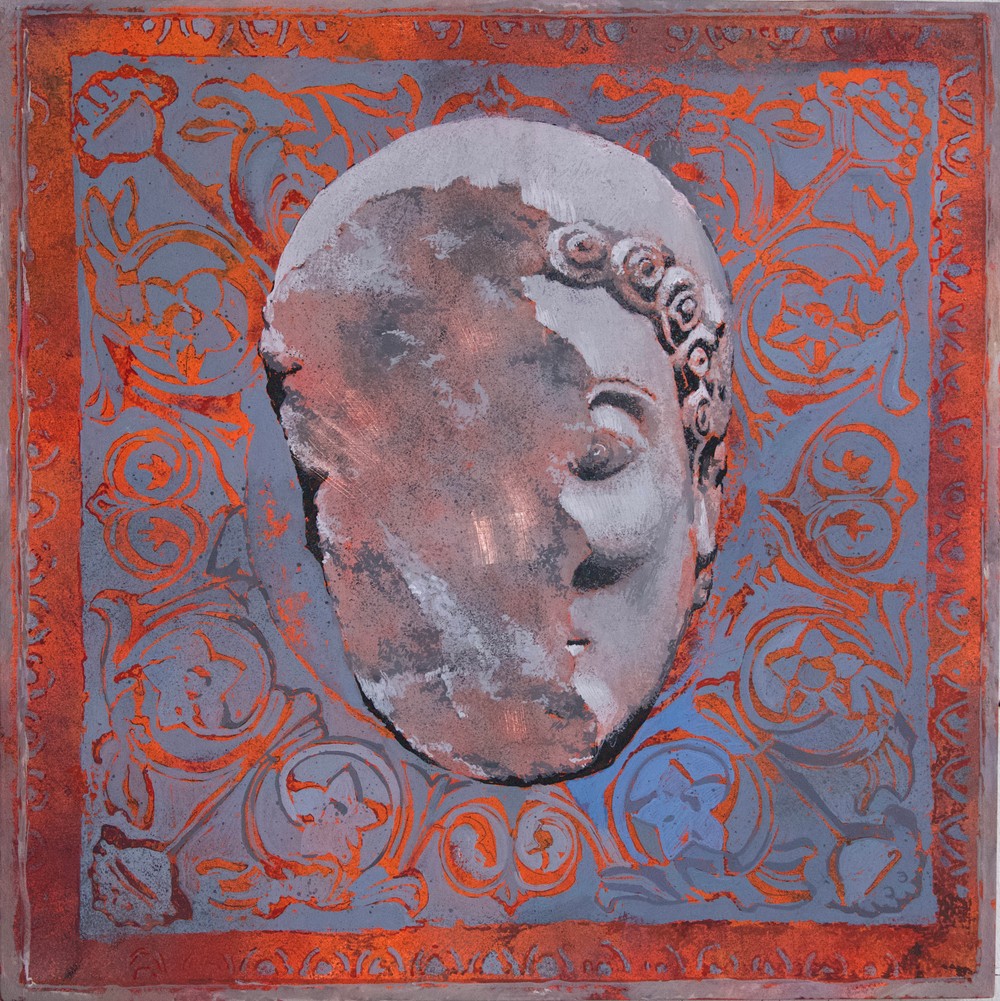 Buy original painting online | Academart | Antique mask, Andreev Ivan.