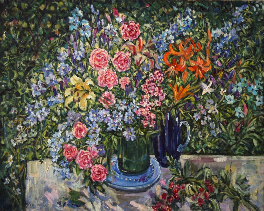 Flowers, Suvorova Natalia. Original artwork. Russian professional art.