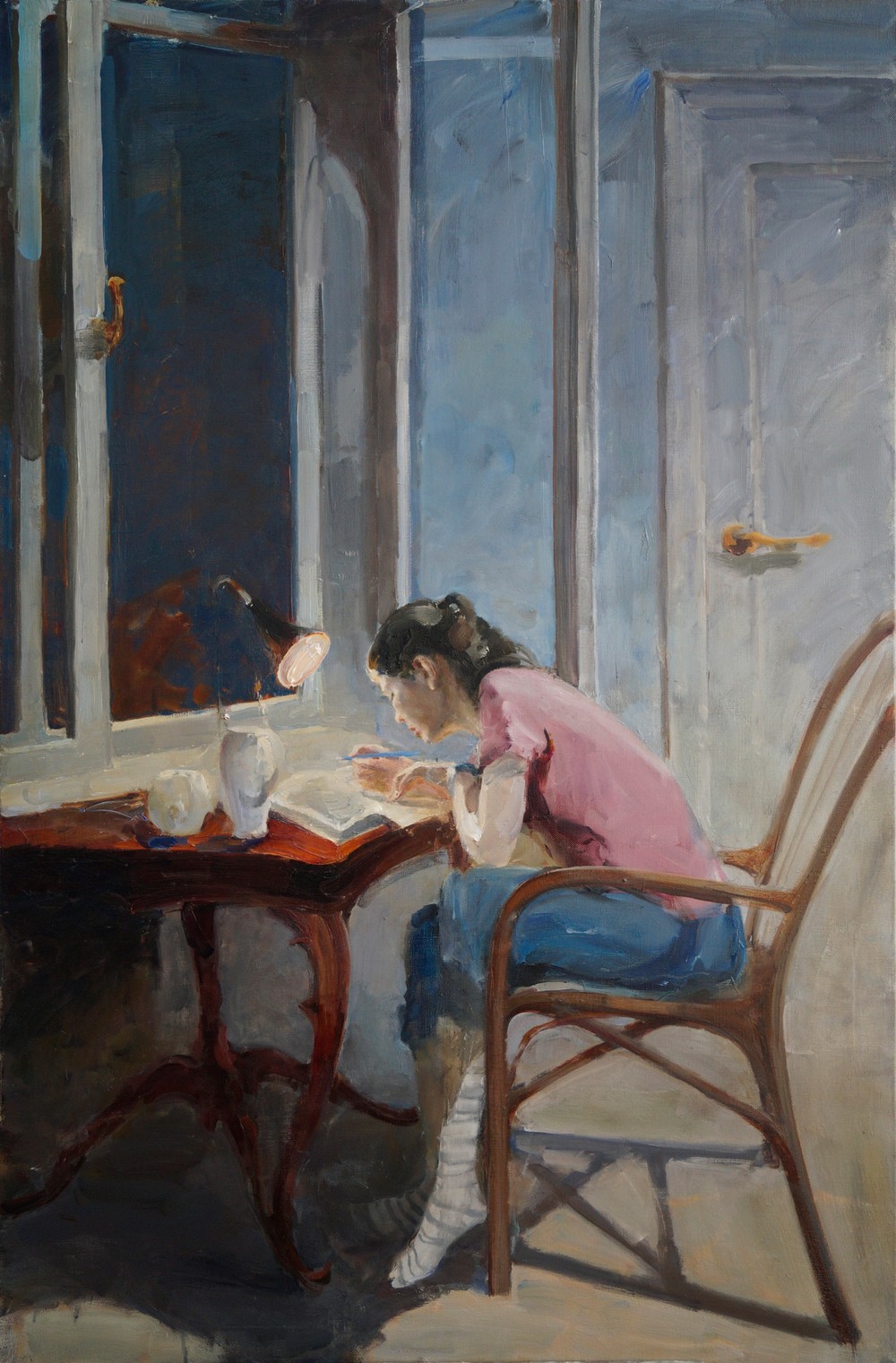 Buy original painting online | Academart | Portrait of my sister , Ushakov Ivan.